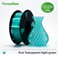 China Crystal Clear Transparent PLA Filament and Clear PLA 3D Printer Filament with Eco-Friendly Low Odor and High Precision Low Warpage for FDM Printing for sale