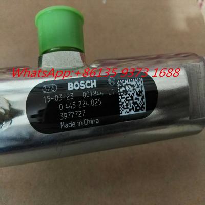 China Genuine Cummins Isde Engine Fuel Manifold 3977727 0445224025 Bosch for sale