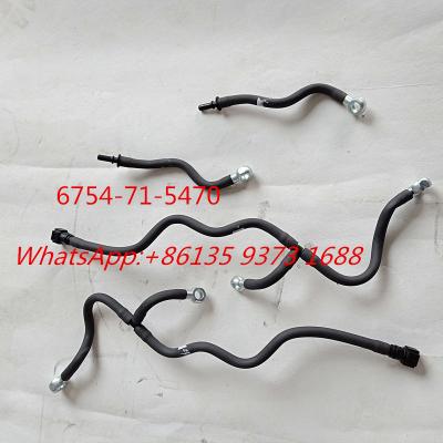 China Cummins Qsb6.7 diesel engine part Fuel Drain Tube 4994936 4994932 3978508 6754-71-5420 6754-71-5470 for Komatsu for sale