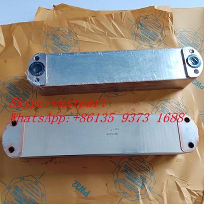China Cummins Qsx15 diesel engine part Oil Cooler Core  4955831 4965487 3689755 for sale