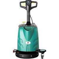 China 115kg Weight Single Brush Battery Operated Floor Scrubber Automated Floor Cleaning Machine Tile Concrete Hard Surface for sale