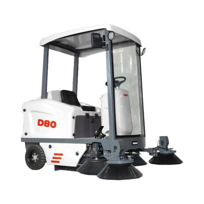 China 580Kg Industrial Floor Sweeper Scrubber 10800m2/H For Warehouse 48V 120Ah for sale