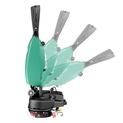 China Portable small Mini Floor Scrubber Machine dryer 650W Cold Water Cleaner 5.1L Tank for sale