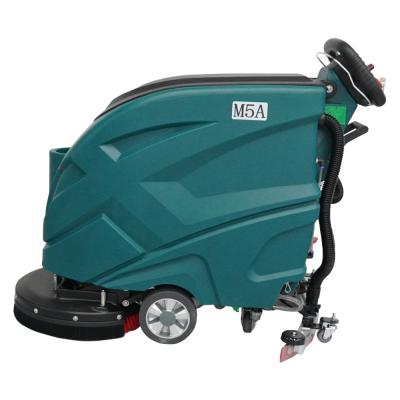 China Industrial Automatic Walk Behind Battery Floor Scrubber Machine 50L 13Gal for sale