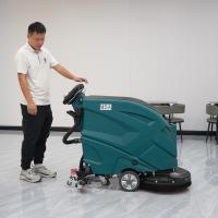 China Industrial Automatic Walk Behind Battery Floor Scrubber Machine 50L 13Gal for sale
