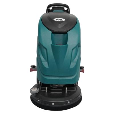 China Electric Walk Behind Floor Machine Scrubber With 830mm Squeegee 810w for sale