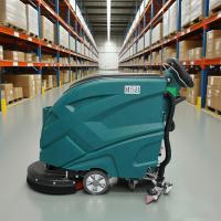 China 155rpm 50L Push Walk Behind Floor Scrubber Cleaning Machine CE Certified for sale