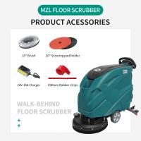 China CE Commercial 20 Inch Walk Behind Floor Scrubber Drier 155rpm for sale