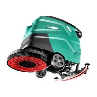 China 500W Commercial Walk Behind Floor Scrubber Mop Machine ECO Mode Custom for sale