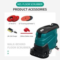 China Commercial Advanced Walk Behind Floor Scrubber Automatic 220V for sale