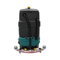 China 350mm Dual Brush Ride On Floor Scrubber Sweeper Equipment For Hotels for sale