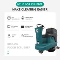 China High-Efficiency Ride On Floor Scrubber with 4-Hour ECO Mode Runtime for Supermarkets for sale
