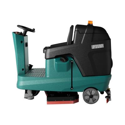 China Ride On Floor Scrubber Battery Industrial Commercial 6.5h ECO Runtime 860mm Cleaning Width 2-Year Warranty for sale