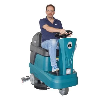 China Industrial Ride On Floor Scrubber Machine Sweeper Washer Heavy Duty OEM for sale