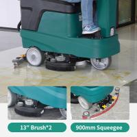China Battery Powered Ride On Floor Cleaner Scrubber Cold Water 21Gal for sale