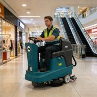 China Electric Ride On Carpet Extractor drivable Floor Scrubber Dryer for sale