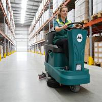 China 24Gal Industrial Ride On Floor Sweeper Sit On Floor Scrubber for airport for sale