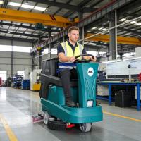 China Industrial automatic Ride On Floor Scrubber Machine Drier 4000㎡/H customized for sale
