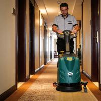 China 460mm Walk Behind Floor Scrubber Dryer 30L Recovery Tank Battery Operated for office for sale