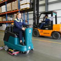 China 860mm Commercial Riding Automatic Floor Scrubbers Dryer Machine for sale