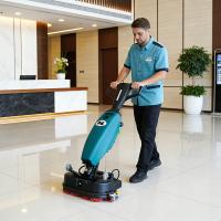 China Portable Mini Floor Scrubber 24V Battery, 80min Working Time for Garment Stores and Boutiques for sale