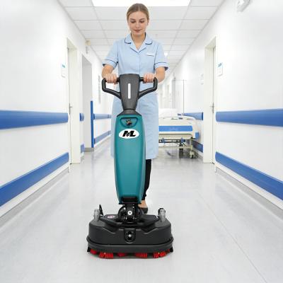 China Compact 560×390×1140mm Mini Floor Scrubber for Hotels, Retail Stores, and Light Industrial Use for sale
