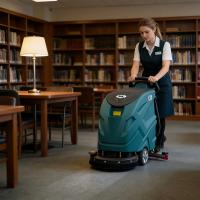 China Battery‑Powered Walk Behind Floor Scrubber 13.2Gal 560mm Cleaning Width 2000㎡/h Efficiency for sale