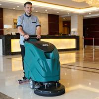 China 500W Motor Industrial Walk Behind Scrubber 83AH Battery for sale