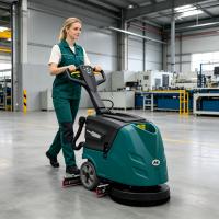 China User Friendly Walk Behind Floor Scrubber Simple One Button Control to Speed Up Daily Cleaning Operations for sale