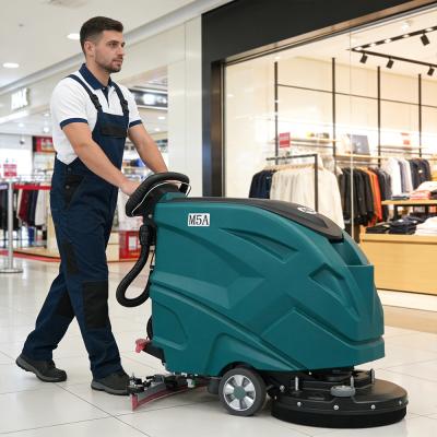 China High Efficiency Walk Behind Floor Scrubber Industrial Cleaning Machine for Parking Lot Office Building Cleaning Company for sale