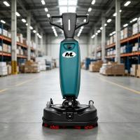 China Portable Heavy‑Duty Mini Floor Scrubber with 6L Liquid Waste Recovery Tank, for Manufacturing Plants & Farm Workshop Cleaning for sale
