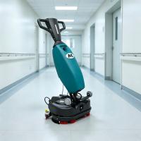 China Commercial mini floor scrubber battery double brush for hospital office hotel for sale