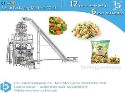 China Nitrogen Flush Leafy Greens Packaging Machine for Baby Leaf Salad Pouch Sealing for sale