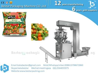 China Automatic Mixed Vegetables Packing Machine 500g 1000g Vertical Form Fill Seal for sale