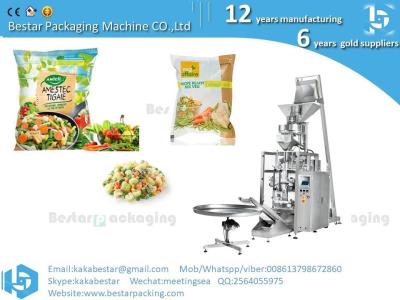 China Spring Mix Salad Multihead Weigher Packing Machine 10 Head 1.5L for sale
