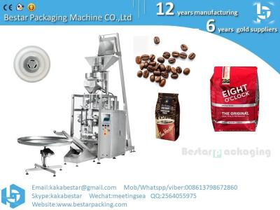 China Automatic Fastener Bag Filling Sealing Packaging Machine 10kg for Grain Coffee Beans for sale