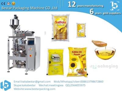 China Automatic Edible Oil Pouch Packing Machine 500g to 1500kg Capacity for sale