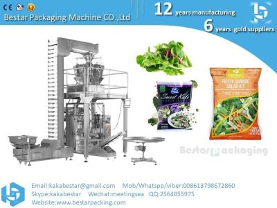 China Fresh Mixed Salad Wraps Iceberg Lettuce Romain Onion Leek Basil 500g for sale