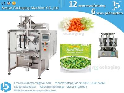 China Mixed Salad Wrappers 500g Carrot Cucumber Seasonal Blend Weighing Packaging Machine for sale