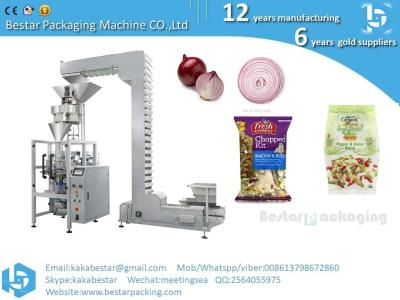 China Fresh Vegetable Onion Salad Weighing Filling Machine for Lettuce Tomato Packing 500g Capacity for sale