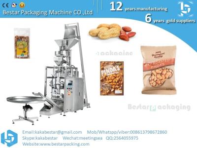 China Automatic Cashew Nut Peanut Bag Packing Machine 200g 1kg Capacity for Fresh Red Skin Peanuts for sale