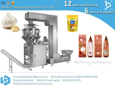 China Garlic Packaging Machine for Fresh Black White Garlic Granules 10-50g Bags for sale