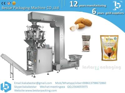 China Industrial Dried Fruit and Nut Packing Machine 10-50g Capacity High Speed for sale