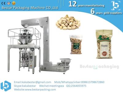China Automatic Packing Machine for Roasted Salted Pistachios Almonds Cashews 500g for sale