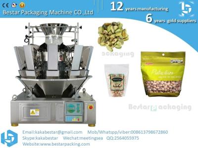 China Peeled Pistachio Without Shell Automatic Packaging Triangle Bag 100g 200g for sale