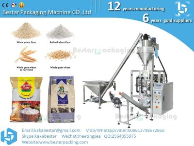 China Industrial Vacuum Feeding Packing Machine for Flour Milk Powder 50kg for sale