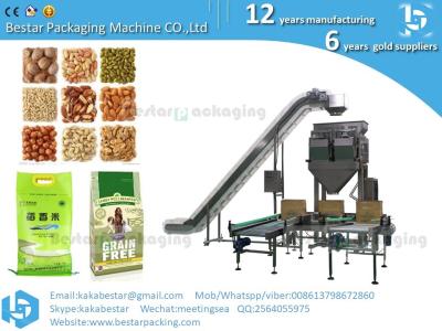 China Automatic Multi-Food Packing Machine 1-5kg Bagging Scale for Pet Food Grains Nuts for sale
