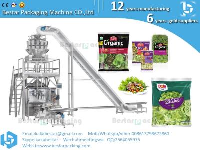 China Bestar Automatic Weighing Packaging Machine for Arabic Salad Tabbouleh Pouch 50g-500g for sale