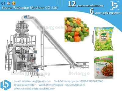 China Vertical Automatic Salad Vacuum Packing Machine 220V 50Hz for sale