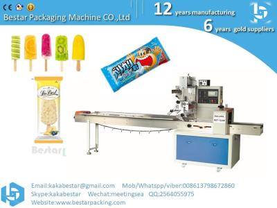 China Chocolate milk Popsicle Popsicle packaging machine, foshan factory production for sale